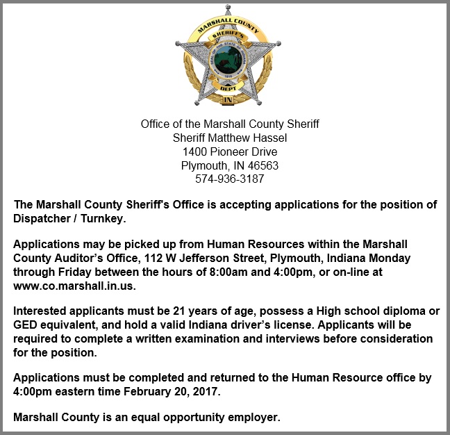 Career Opportunity – Turnkey/ Dispatcher