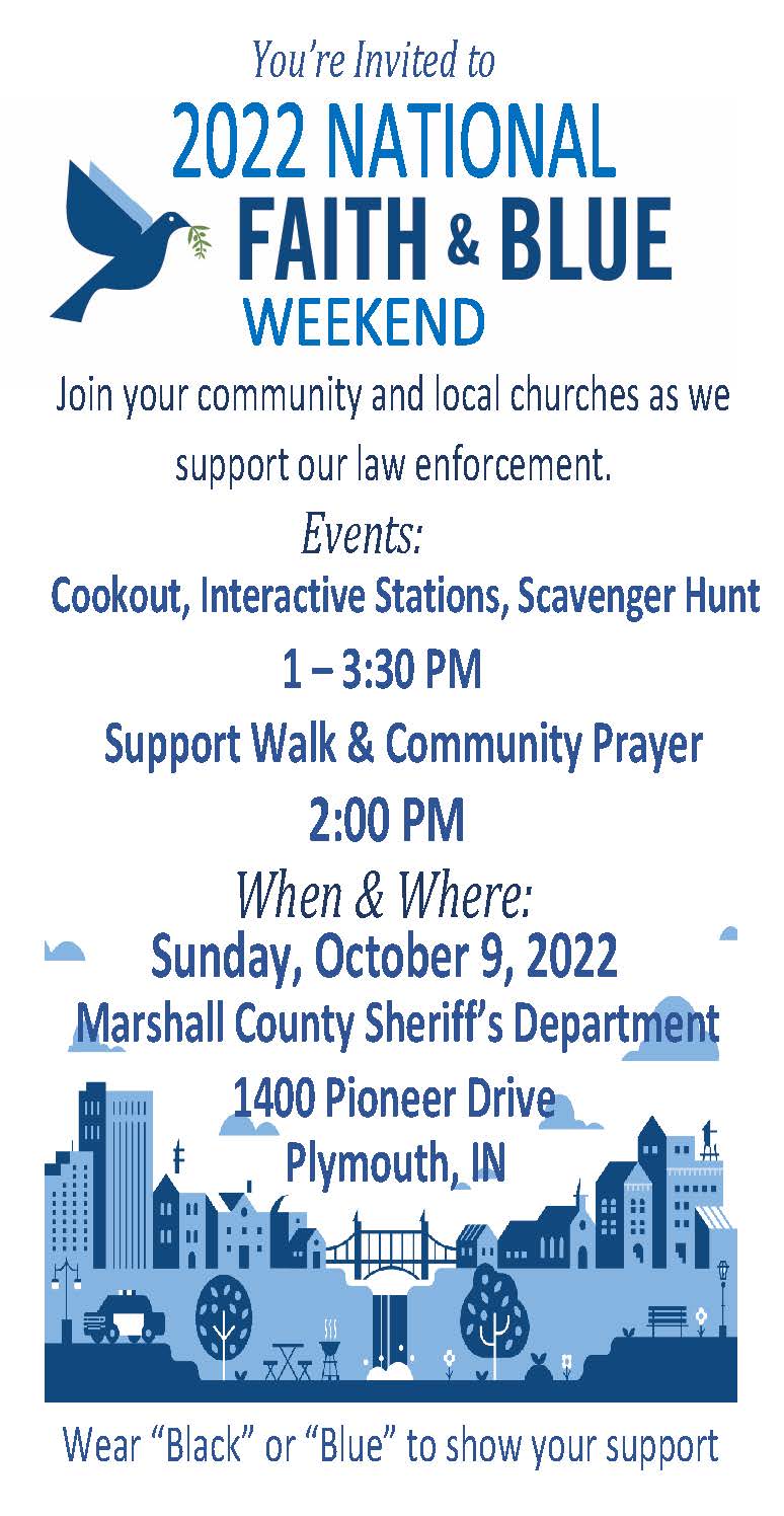 Join Us for the 2022 Faith & Blue Weekend